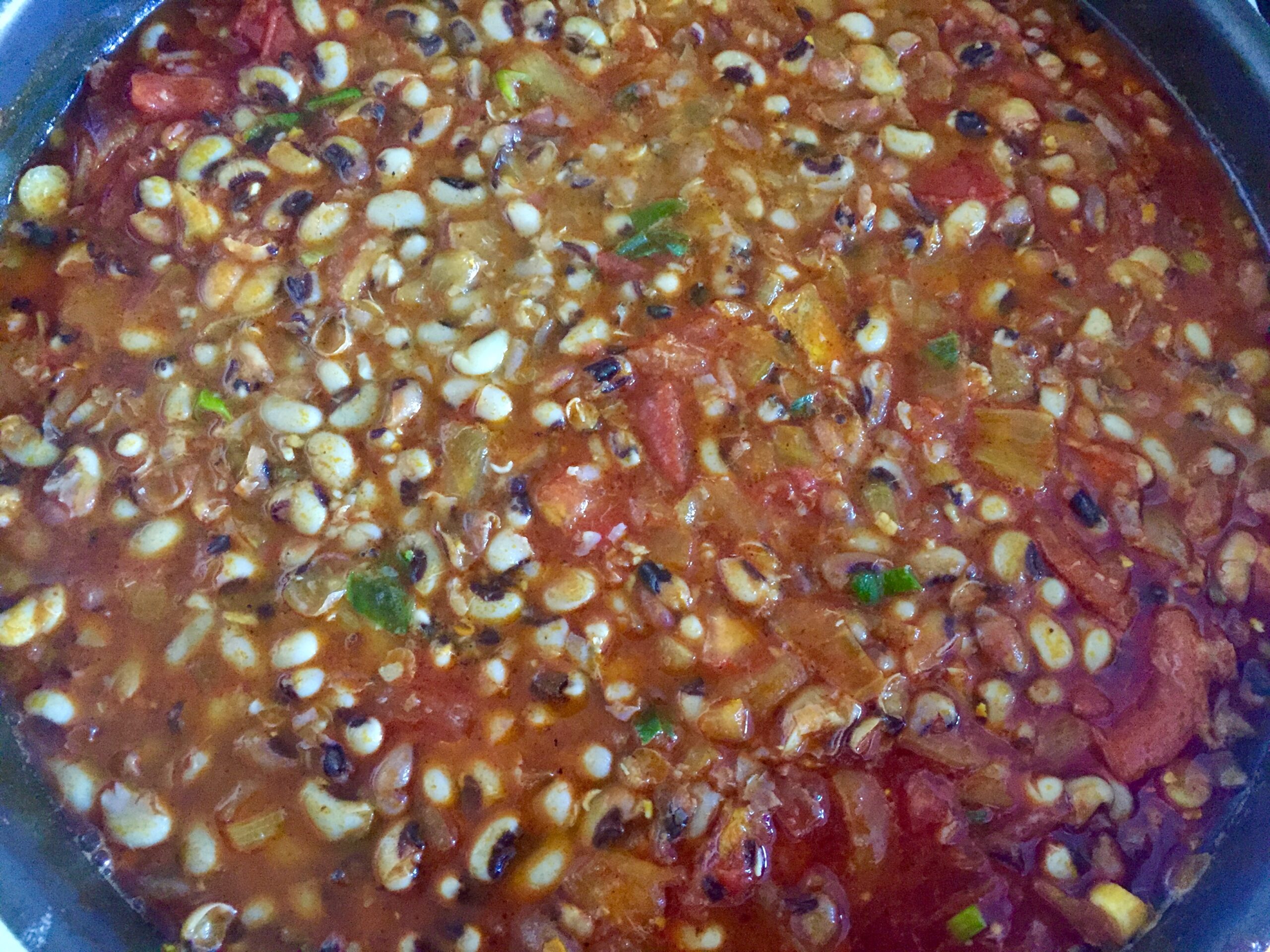 Vegan Red Red Stew (Spicy Ghanaian Black-Eyed Peas) | That Green Lyfe